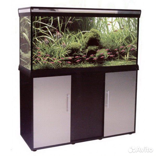 Аквариум Anubias D-850F (190 л) + тумба