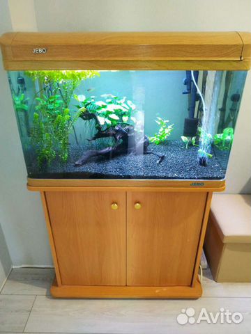 Аквариум с тумбой jebo r208 140литров
