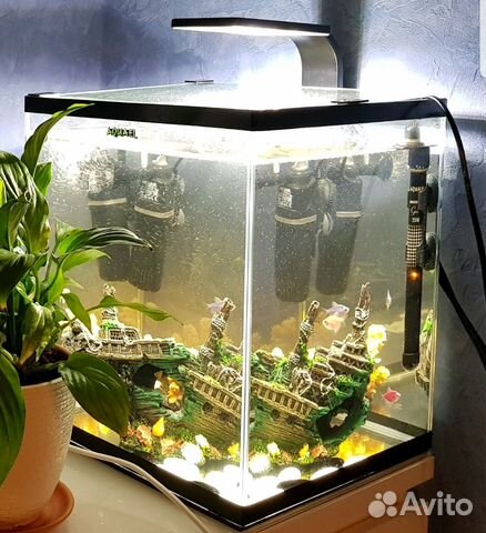 Аквариум aquael Shrimp Set Smart 29х29х35см 30л