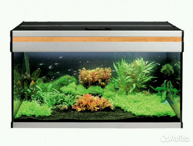 Аквариум (aquael) на 112л. AluDekor 80 прямоуг. с