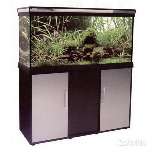 Аквариум Anubias D-850F (190 л) + тумба
