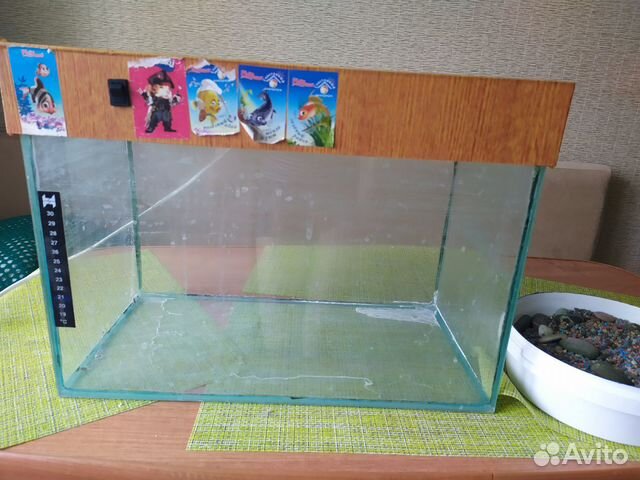 Аквариум с крышкой и подсветкой 32 литра
