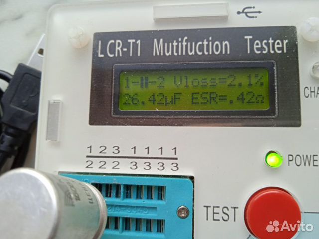 Тестер радиодеталей универсальный LCR-T1 ESR купить в Казани ...