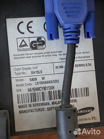 Монитор Samsung syncmaster 540n в Москве, цена 200 руб. | Объявления о ...